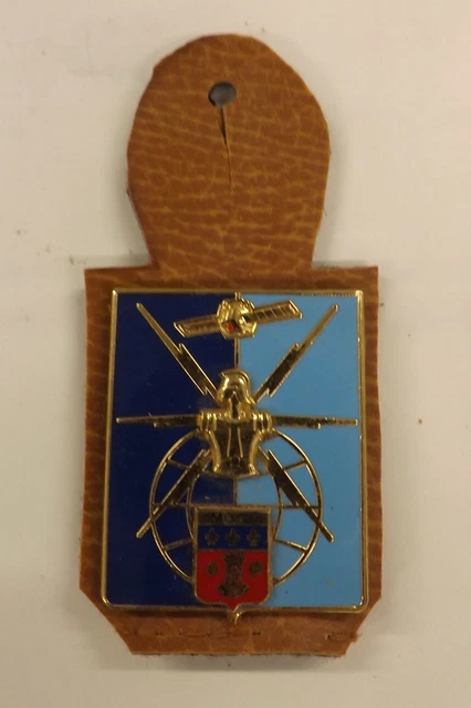 FRANCE MILITARY BADGE French Army Signal Corps Unit Telecom Marseille ...