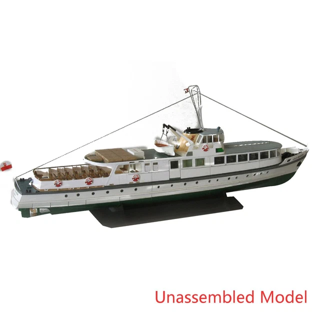 3D DIY PAPER MODEL 1/100 Scale Polish Baltic Fleet Coastal Ferry Lilla ...