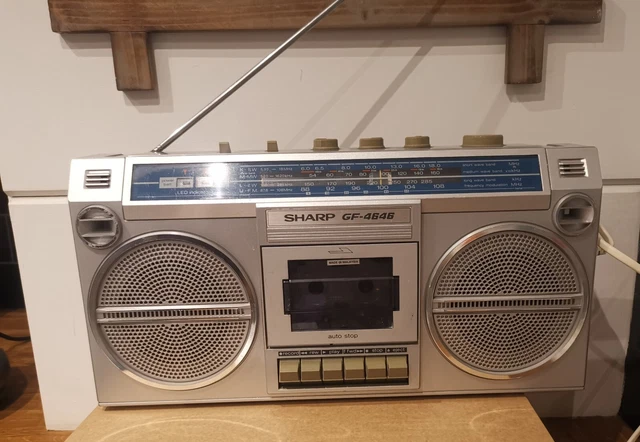 VINTAGE SHARP GF-4646 stereo Retro ghetto blaster £110.00 - PicClick UK