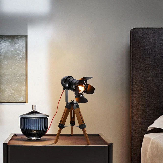 ANTIK SCHREIBTISCHLAMPE B rolampe Stativ Industriedesign Retro Lampe ...