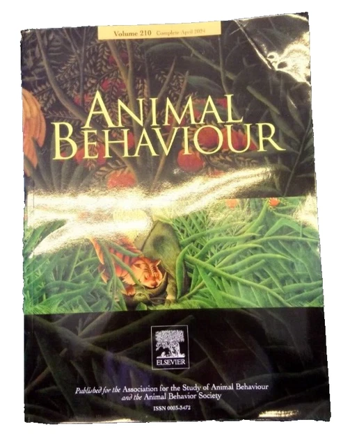 ANIMAL BEHAVIOUR JOURNAL Vol 210 April 2024 £16.65 - PicClick UK