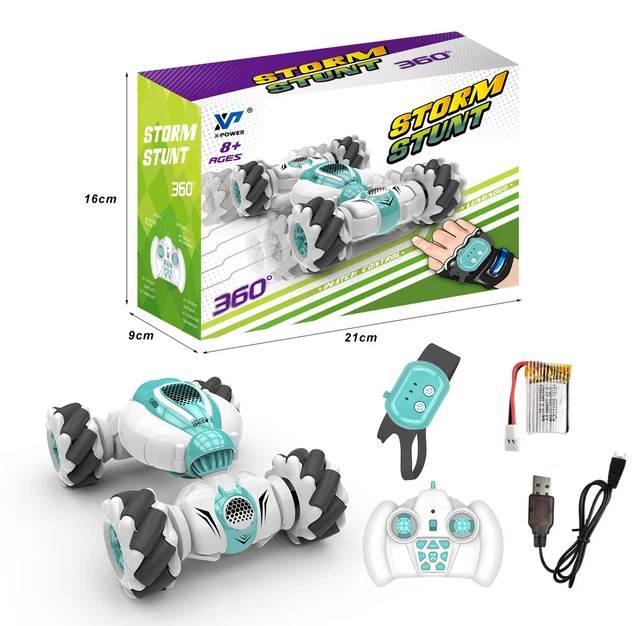 4WD HAND GESTURE 360° Sensing RC Stunt Car Off-Road Remote Control ...