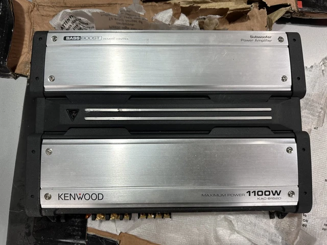 KENWOOD MONOBLOCK AMPLIFIER 1100watts £170.00 - PicClick UK