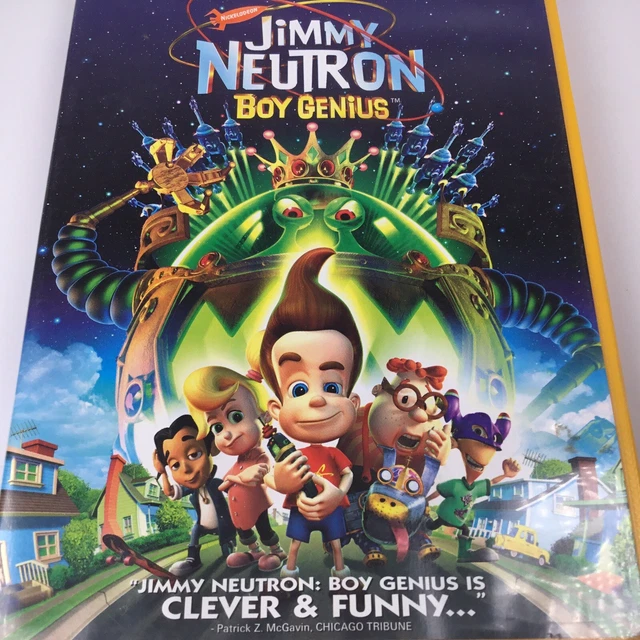 VTG JIMMY NEUTRON Boy Genius DVD 2002 Nickelodeon Cartoon Movie $4.83 ...
