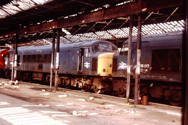 1980S BRITISH RAIL BR Diesel Loco 46017 Crewe Carlisle Railway Slide ...