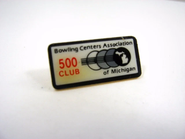 VINTAGE COLLECTIBLE PIN: 500 Club Bowling Centers Association of ...