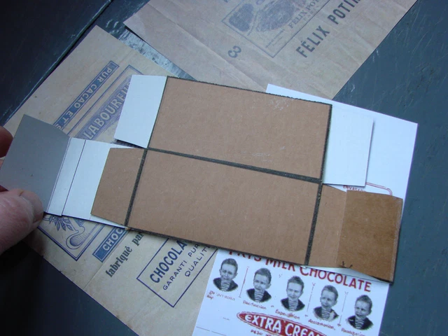 REPRO WW1 FOOD chocolate labels, tea box packet, rations British Army ...