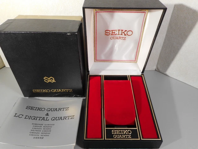 VINTAGE SEIKO QUARTZ Presentation Watch Case $40.00 - PicClick CA