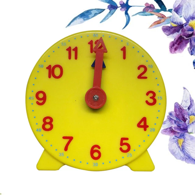 EARLY EDUCATION ROUND Small Learn Time Clock Children Students £6.28 ...
