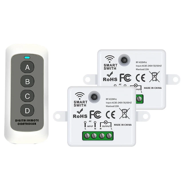 ON-OFF DEVICE LONG Control Distance Effective Flame-Retardant Wireless ...