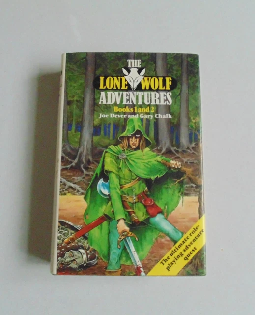 HARDBACK &THE LONE Wolf Adventures books 1 and 2" Joe Dever and Gary ...