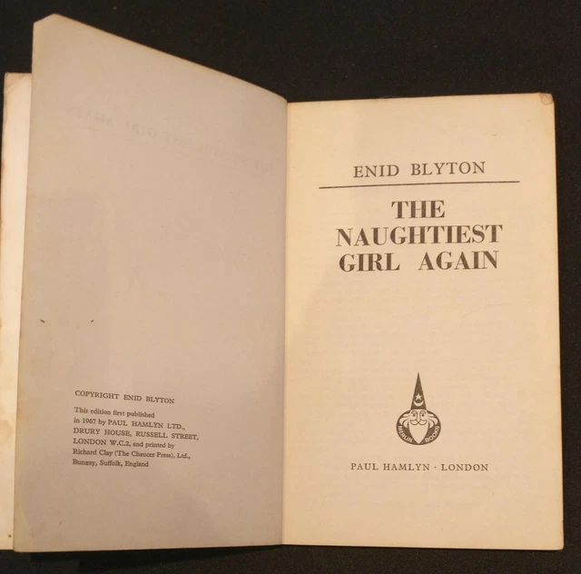 EARLY ENID BLYTON book 'The Naughtiest Girl Again' Possibly 1st edition EUR 4,67 - PicClick IT