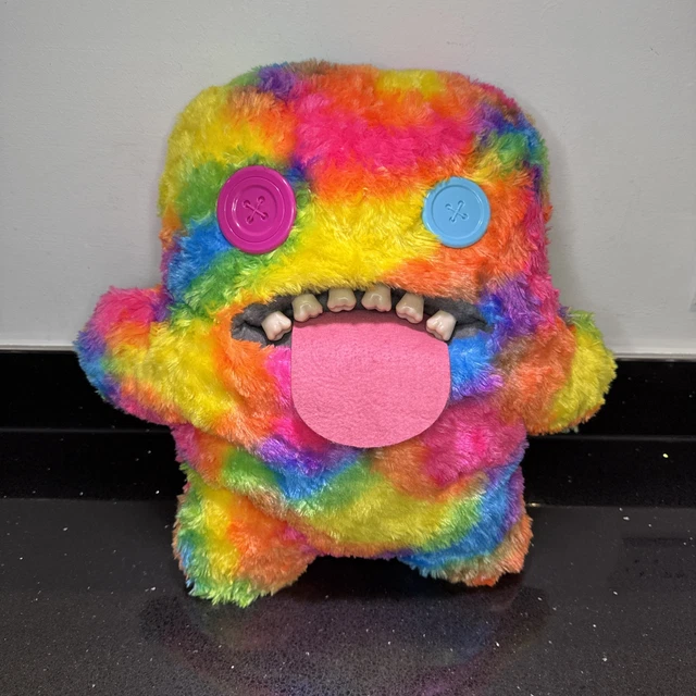 FUGGLER BIG FUGG Oogah Boogah XL 45cm Soft Toy Rainbow £37.95 - PicClick UK