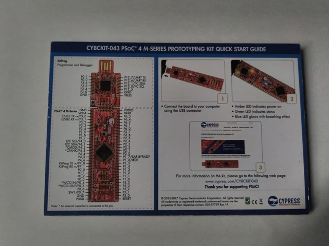 15 X CYPRESS CY8CKIT-043 PSOC 4 M SERIES PROTOTYPING KIT $99.00 - PicClick CA