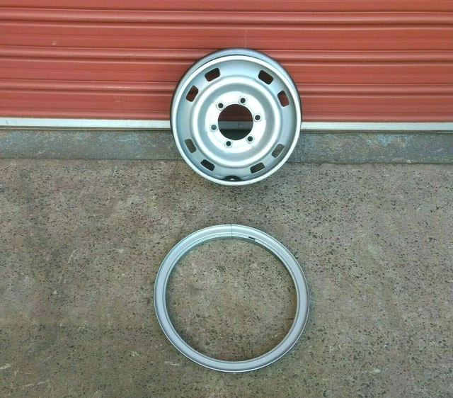 GENUINE 6 STUD NISSAN PATROL STEEL WHEEL SPLIT RIM 16 x 5.5 EARLY +5 ...