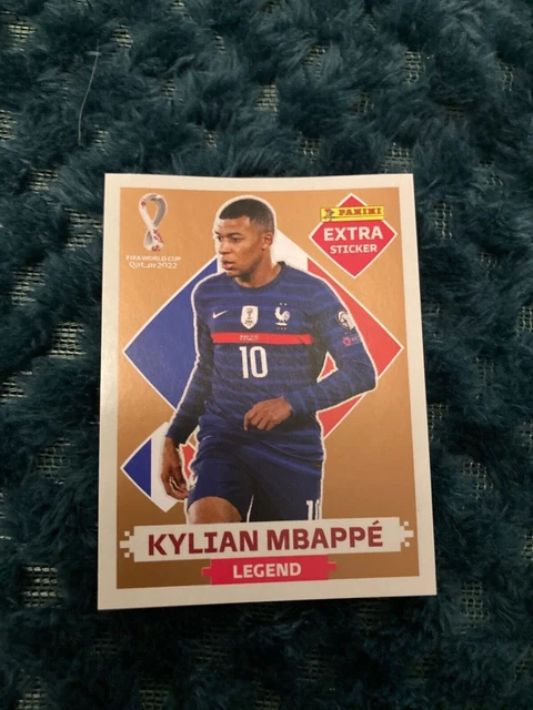 KYLIAN MBAPPE - Panini Qatar 2022 FIFA World Cup Extra Sticker Legend £ ...