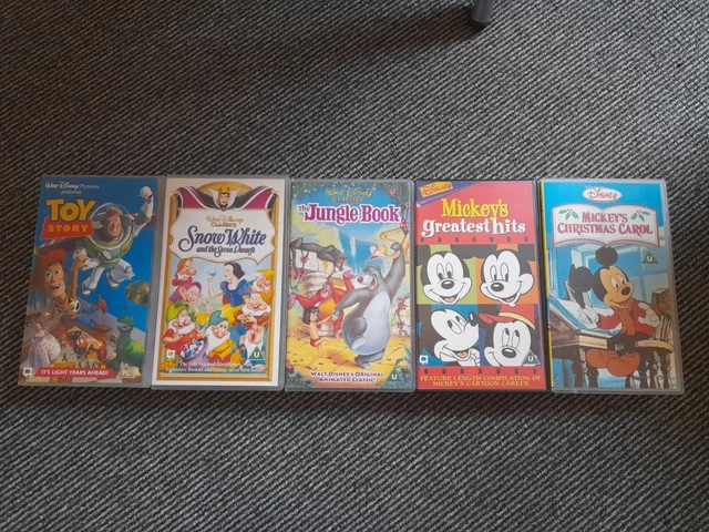 RETRO VINTAGE WALT Disney VHS Bundle: Toy Story, Snow White, Jungle ...