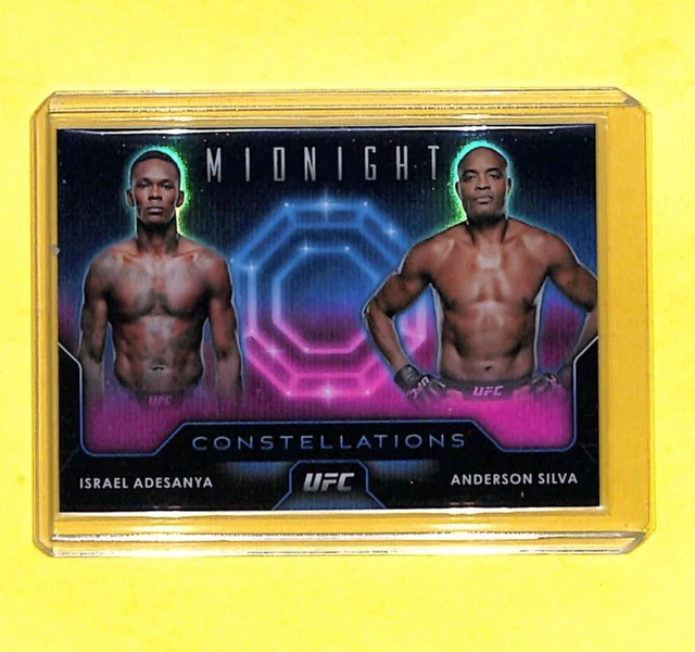 CARTE 2024 TOPPS UFC Midnight Israel Adesanya Anderson Silva ...
