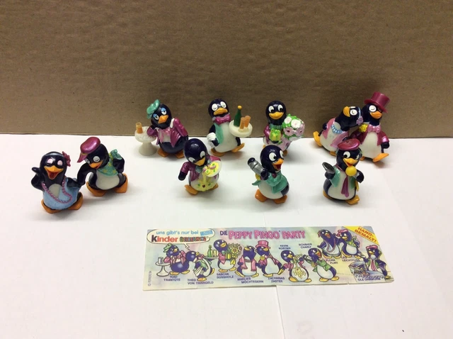 PEPPY PINGO PARTY Serie Completa Con Cartina Kinder Germania EUR 13,00 ...