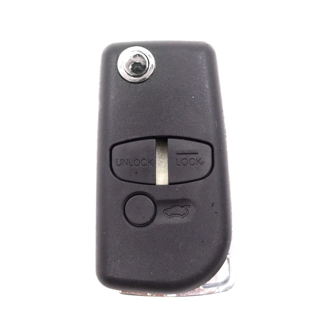 2 BUTTON MIT8 Flip Key Housing Upgrade to suit Mitsubishi (compatible ...