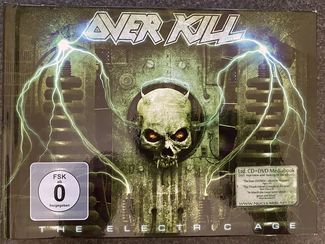 OVERKILL. THE ELECTRIC Age Limited Edition CD+DVD Media Book EUR 18,10 ...