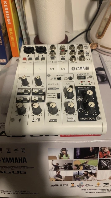YAMAHA AG06 WEB casting mixer Audio interface 6 channel Supports ...