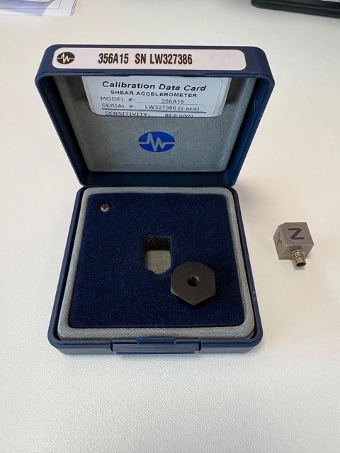 PCB 356A15 3-AXIS IEPE Accelerometer with 10-foot Cable £511.60 ...