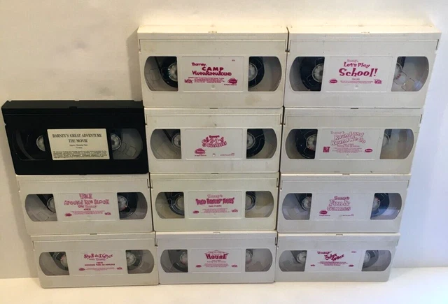 BARNEY VHS TAPES lot of 9 Plus Barney Color Surprise Book $67.99 ... BARNEY VHS TAPES lot of 9 Plus Barney Color Surprise Book $67.99 ...