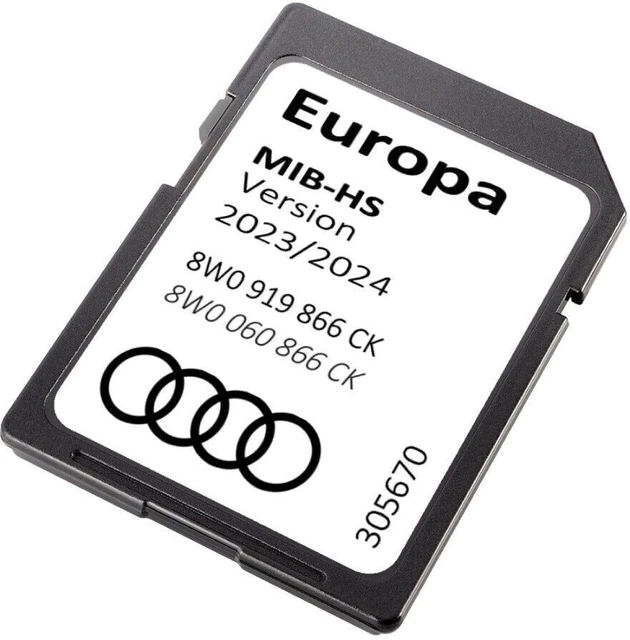 AUDI A3 A4 A5 Q2 Q3 MIB-HS 2023/2024 Navigation Map Update 8W0919866CK £75.00 - PicClick UK