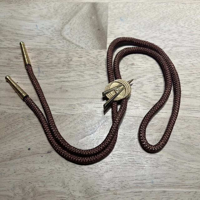 VINTAGE EXPLORER BOY Scout BOLO TIE SLIDE BSA Circle V Uniform Program ...