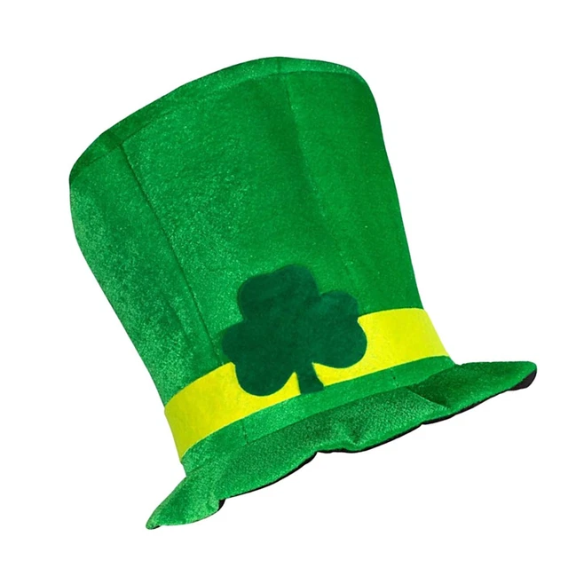ST PATRICKS DAY Accessories Clover Hat Irish Party Shamrock Paper $20. ...