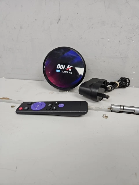 DQI-K 8K ULTRA Hd Streaming Box Used With Remote And Power Supply £3.70 ...