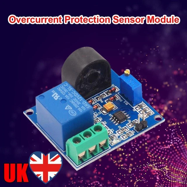 Current Detection Sensor Module 5a Relay Overcurrent Over Current