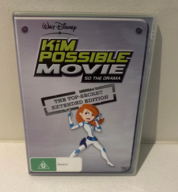 KIM POSSIBLE MOVIE - So The Drama. Walt Disney Region 4 DVD Ex Rental. $6.00 - PicClick AU
