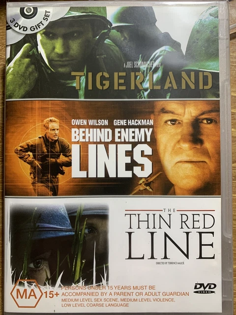 DVD: TIGERLAND + Behind Enemy Lines + The Thin Red Line - 3 Action/War ...