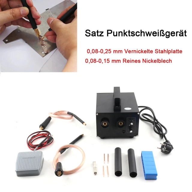 PROFI BATTERY SPOT Welder Akku Punktschweißgerät 220V Output 1600A ...