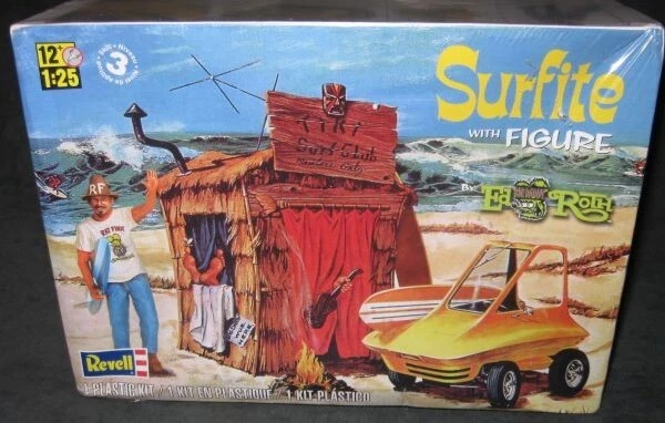 2015 REVELL SURFITE Dune Buggy Shack Ed Big Daddy Roth Figure Model Kit ...