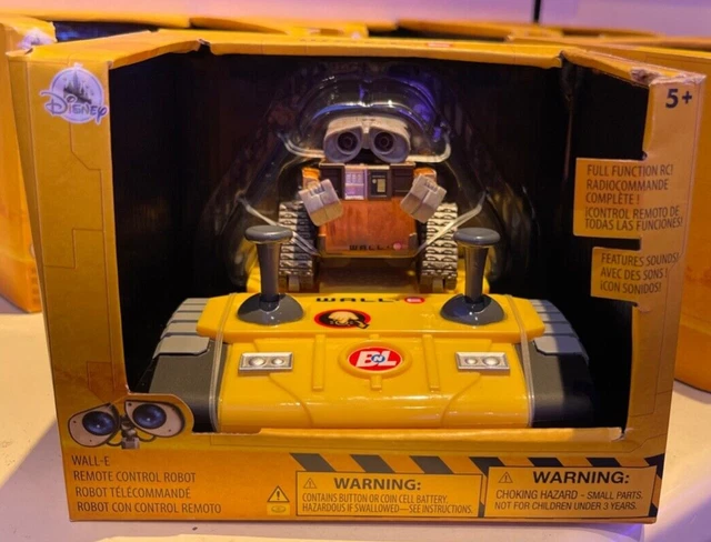 DISNEY PIXAR WALL-E Remote Control Robot Toy 9.5” Walle NEW IN HAND ...