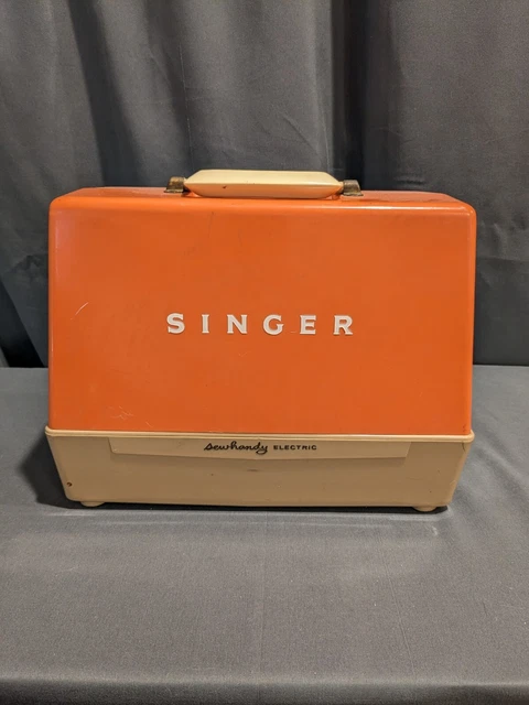 VINTAGE 1962 SINGER Sewhandy Electric Sewing Machine Model 50 WORKS! £ ...