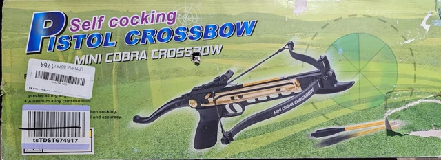 SNAKE EYE TACTICAL Cobra System Self Cocking Pistol Crossbow 80 lbs ...