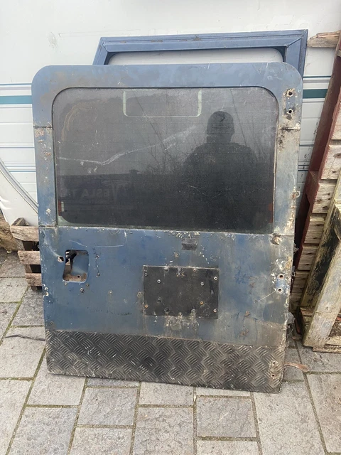 LAND ROVER SERIES rear door with wheel carrier, hinges, handle and ...