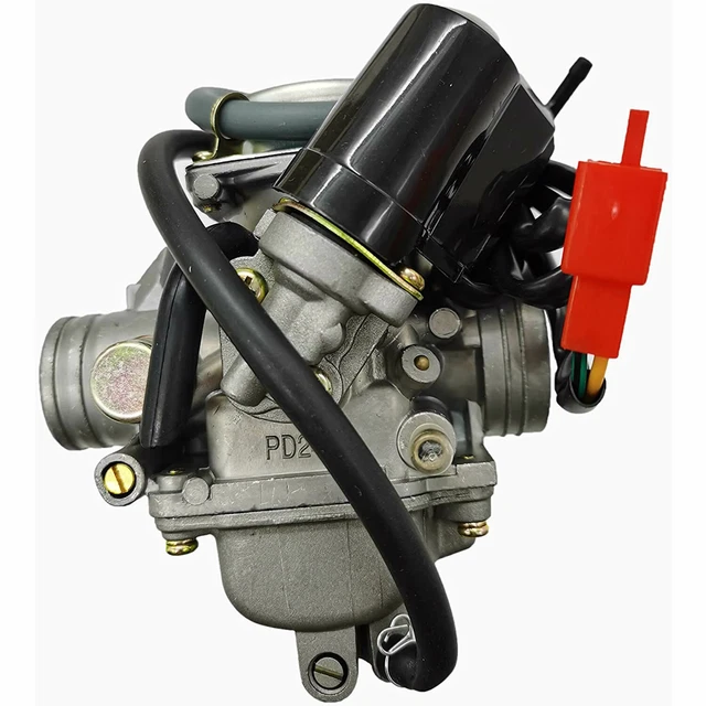 24MM PD24J CARBURETOR For GY6 4 Stroke 125 cc 150 cc ATV Go Kart Moped ...