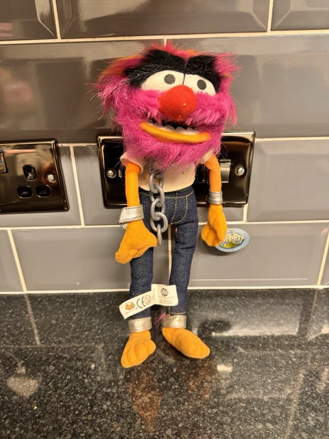 DISNEY THE MUPPETS Animal Muppets Plush Soft Toy With Tag And Chain By ...