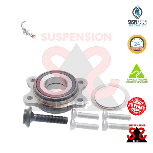 FRONT AXLE WHEEL Hub Suit AUDI A6 3.0 TDI quattro A6 C6 Avant (4F5 ...