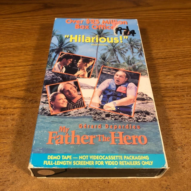 MY FATHER THE Hero VHS VCR Video Tape Used Movie Gerard Depardieu £6.48 ...