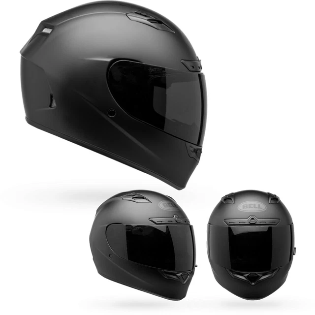 BELL QUALIFIER DLX Blackout Full Face Street Motorcycle Helmet - Pick ...