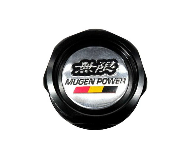 BLACK MUGEN POWER Racing Oil Filler Cap Oil Tank Cover Aluminum For ...