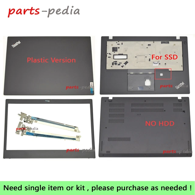 L14 GEN 1 Lcd Cover Case/Bezel/Palmrest/Bottom /Hinges Lot For Lenovo ...
