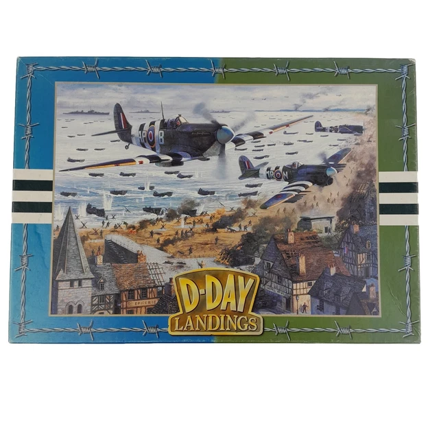 GIBSONS D-DAY LANDINGS Jigsaw Puzzle 1000 Spitfire WW2 RAF Aircraft ...