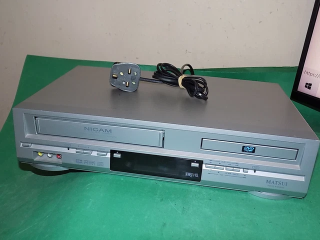 MATSUI V-DVD500 DUAL Deck DVD Player VCR VHS VIDEO CASSETTE Recorder ...